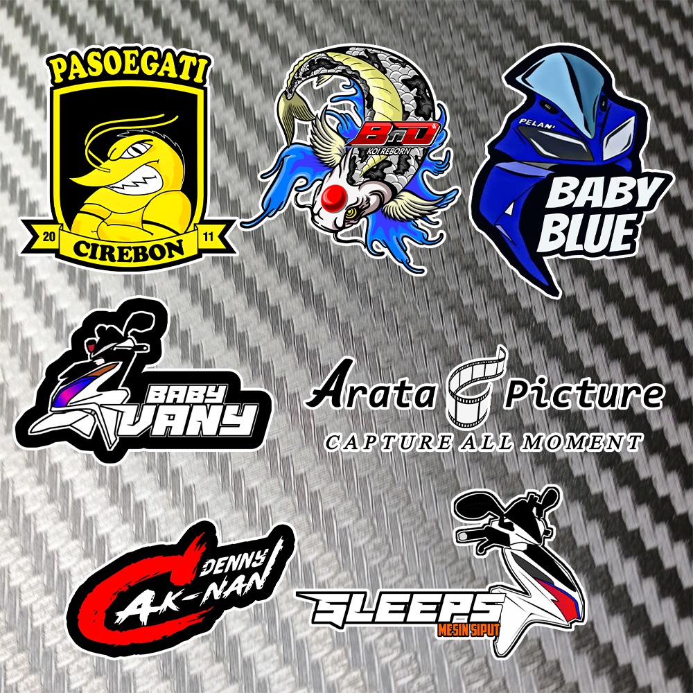 Jual Stiker Costum Vinyl / Stiker Motor / Stiker Logo komunitas ...