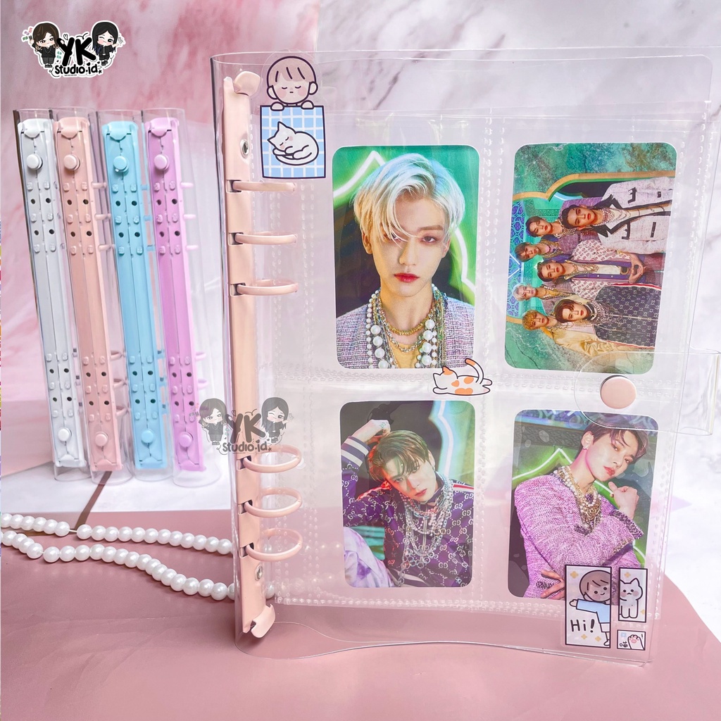 Jual Binder Album Photocard / Binder 6 Ring PC Kpop 4P / Binder ...