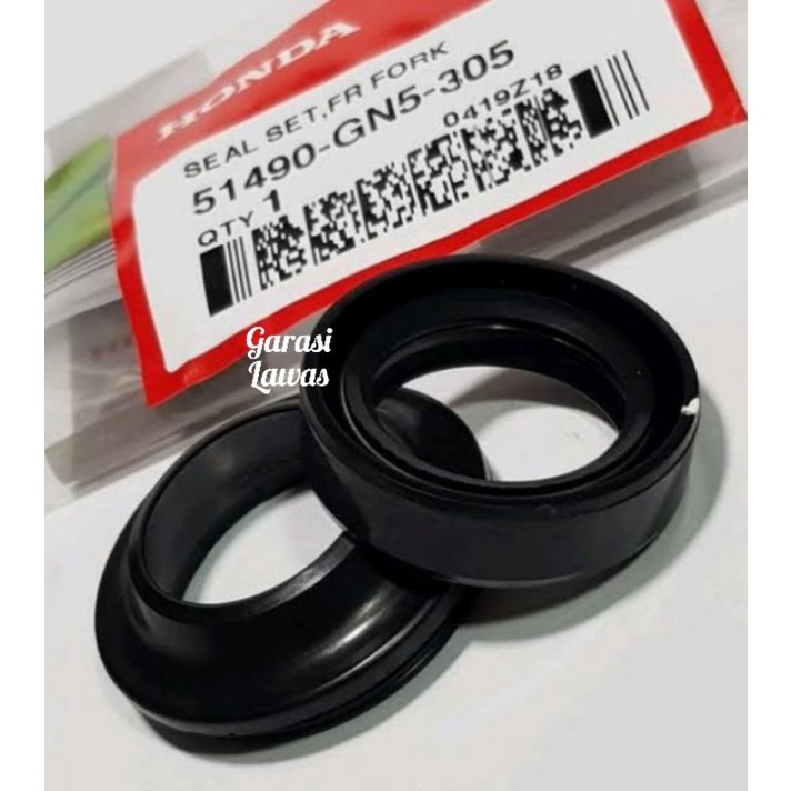 Jual Seal shockbreaker karet sil shock seal shock breaker depan original AHM Honda Astrea Grand ...