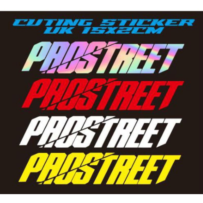 Jual Stiker Prostreet keren hologram,prostreet | Shopee Indonesia