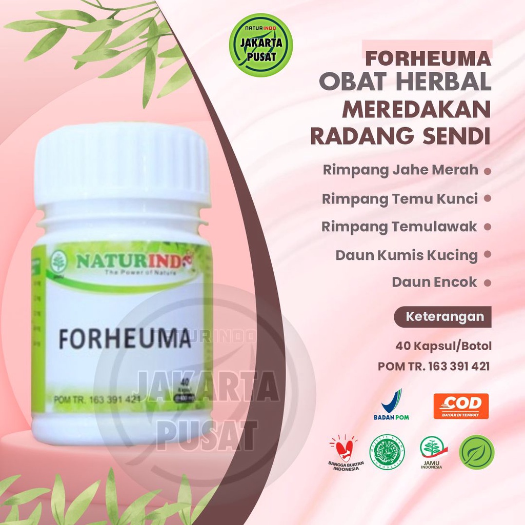 Jual Naturindo Forheuma Obat Herbal Jamu Tradisional Asam urat ...