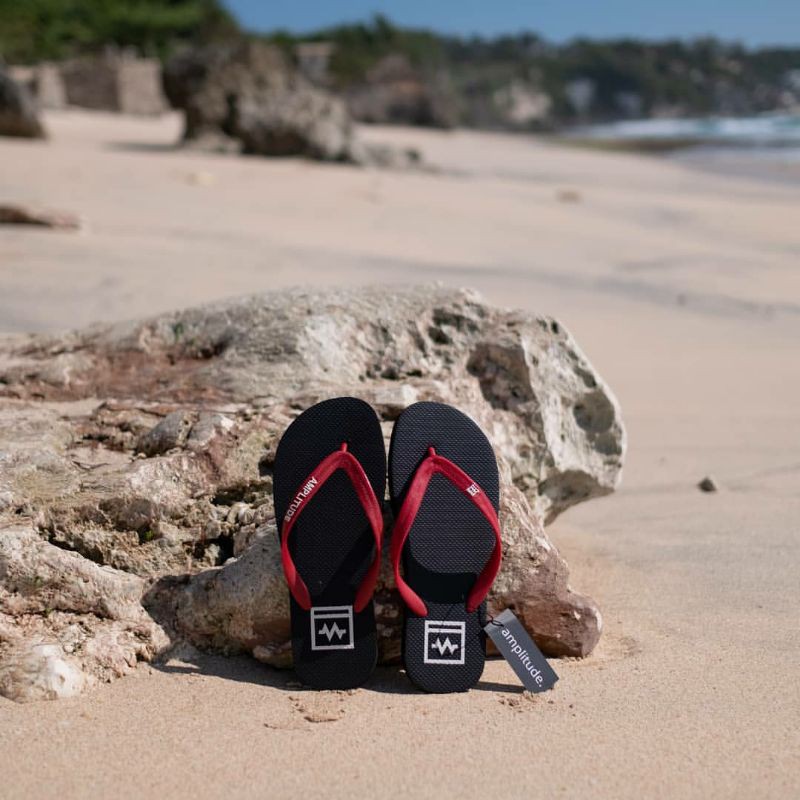 Jual sendal jepit santai/ sendal pantai / sendal santai merek amplitude ...