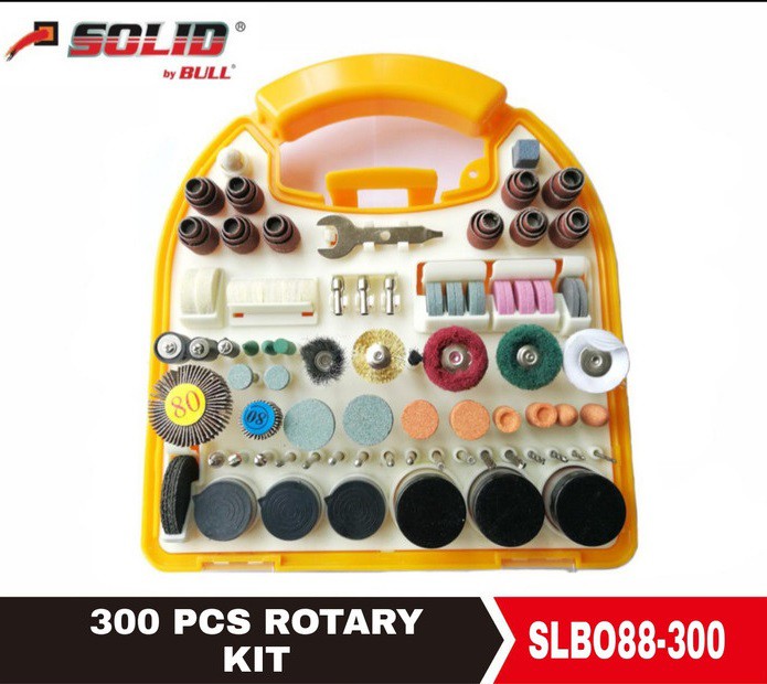 Jual Aksesoris Mini Grinder Set 300 Pcs SOLID / Accesoris Mini Rotary ...