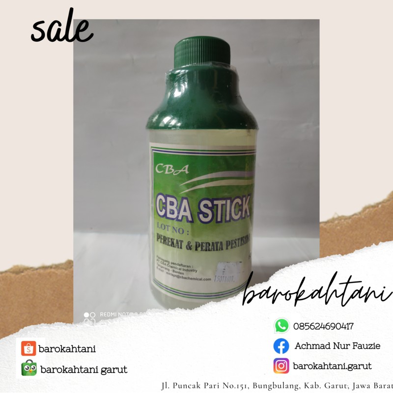 Jual PEREKAT & PERATA PESTISIDA CBA STICK 1 LITER | Shopee Indonesia Jual PEREKAT & PERATA PESTISIDA CBA STICK 1 LITER | Shopee Indonesia