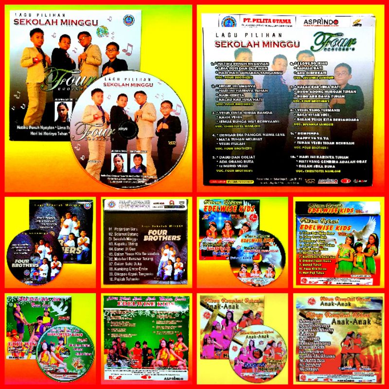 Jual KASET ORI VIDEO MUSIK KOLEKSI LAGU SEKOLAH MINGGU PILIHAN TERBAIK - LAGU ROHANI ANAK ...
