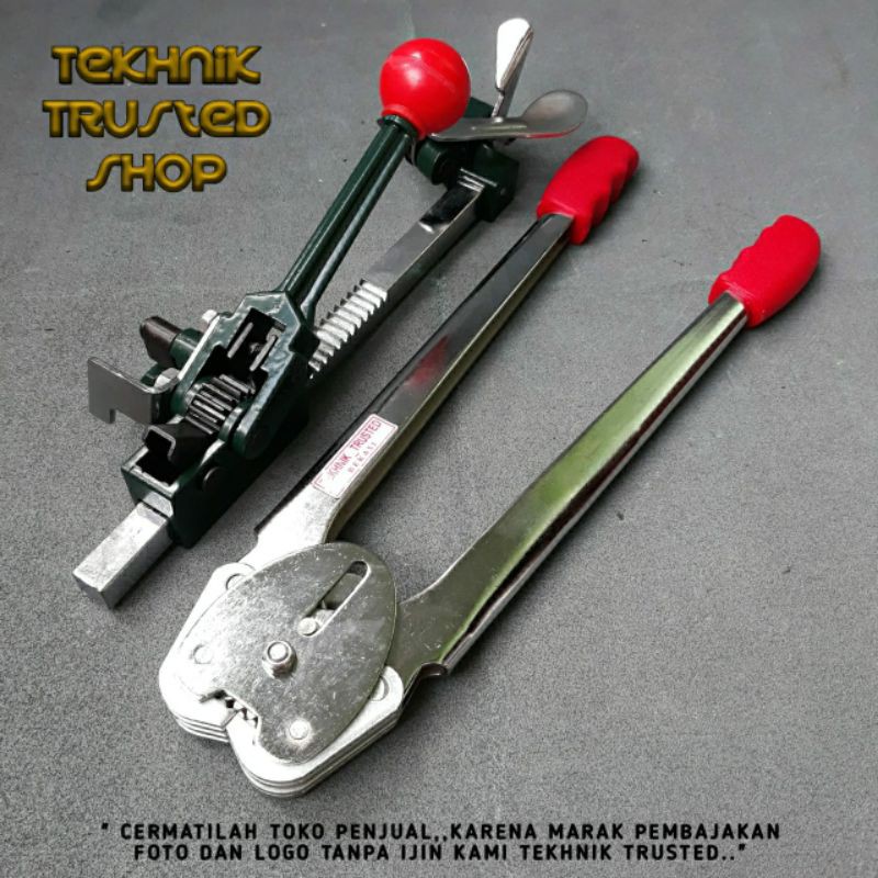 Jual Pack machine strapping set manual 5/8" Alat klem untuk packing ...