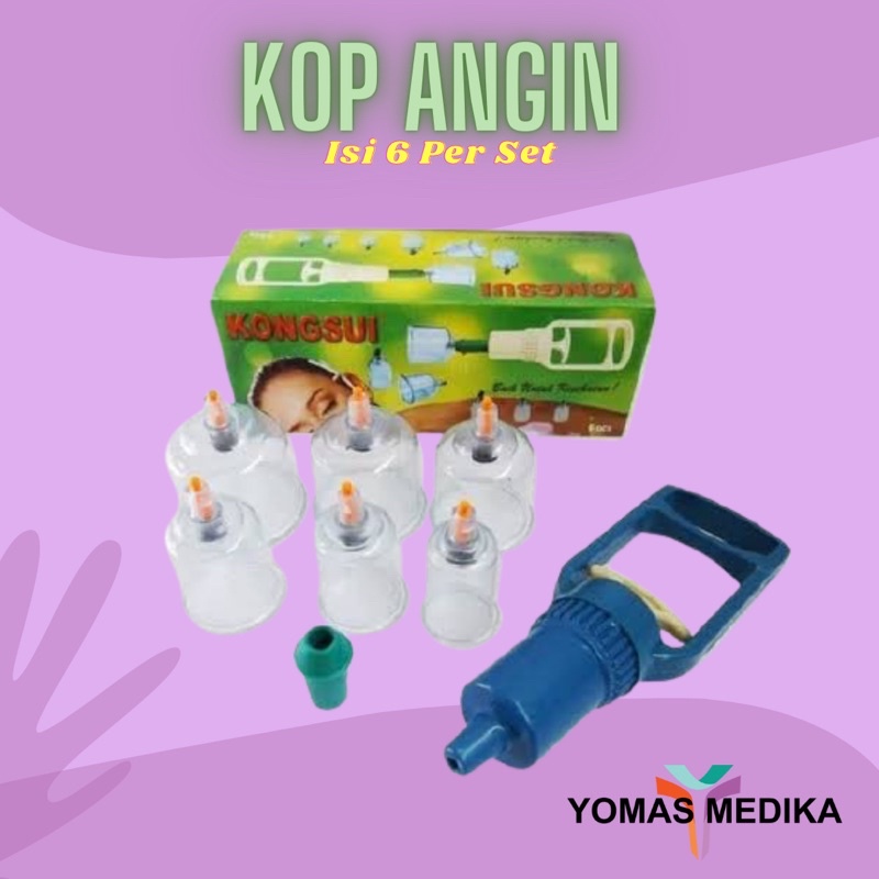 Jual Kop Angin Isi 6 Alat Bekam Terapi Masuk Angin | Shopee Indonesia