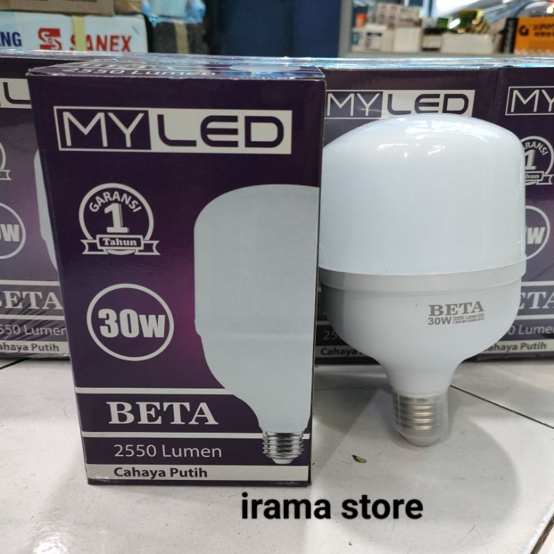 Jual Lampu Led Capsul MYLED beta 30wat/lampu murah by luby 30 watt | Shopee Indonesia