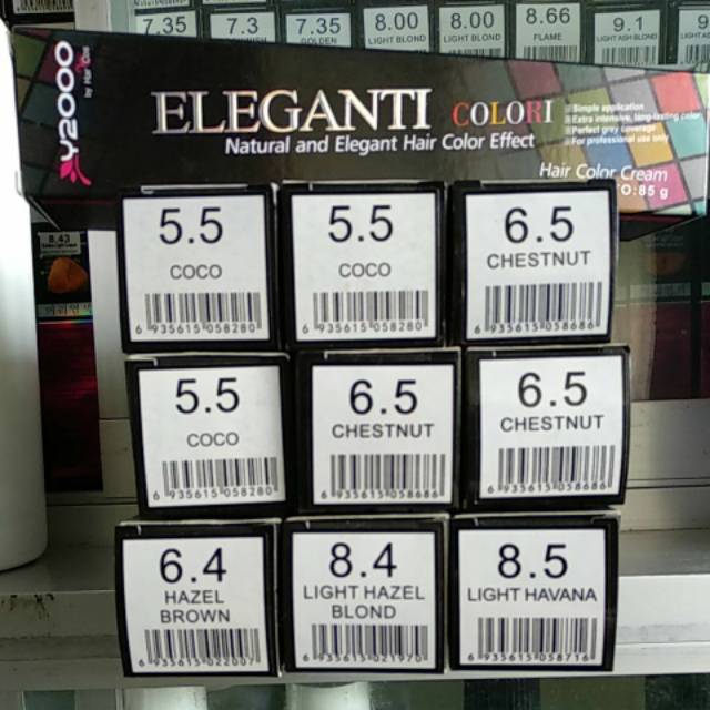 Jual Y2000 Eleganti Colori Profesional Hair Color Cream | Shopee Indonesia