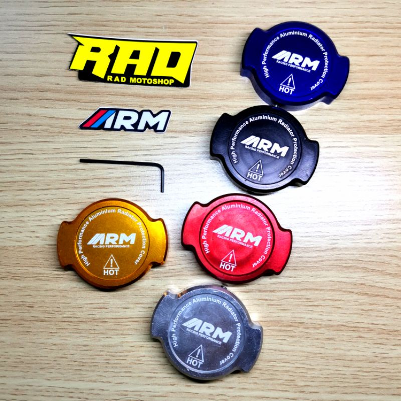 Jual ARM Cover Tutup Radiator Radiator Cap Cover Full CNC Aluminium ...