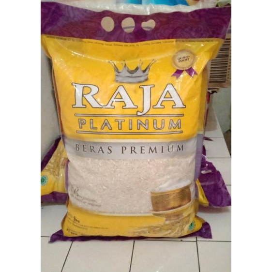 Jual Beras Raja Platinum 5kg | Shopee Indonesia