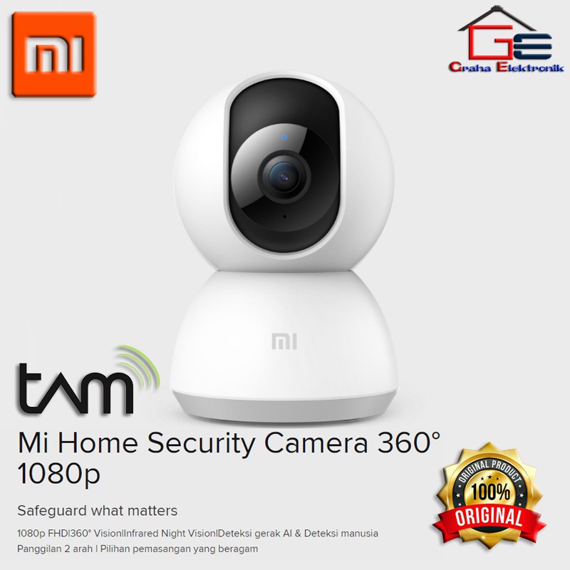 Jual CCTV XIAOMI Mi Home Security Camera 360° Original Indonesia|Shopee ...