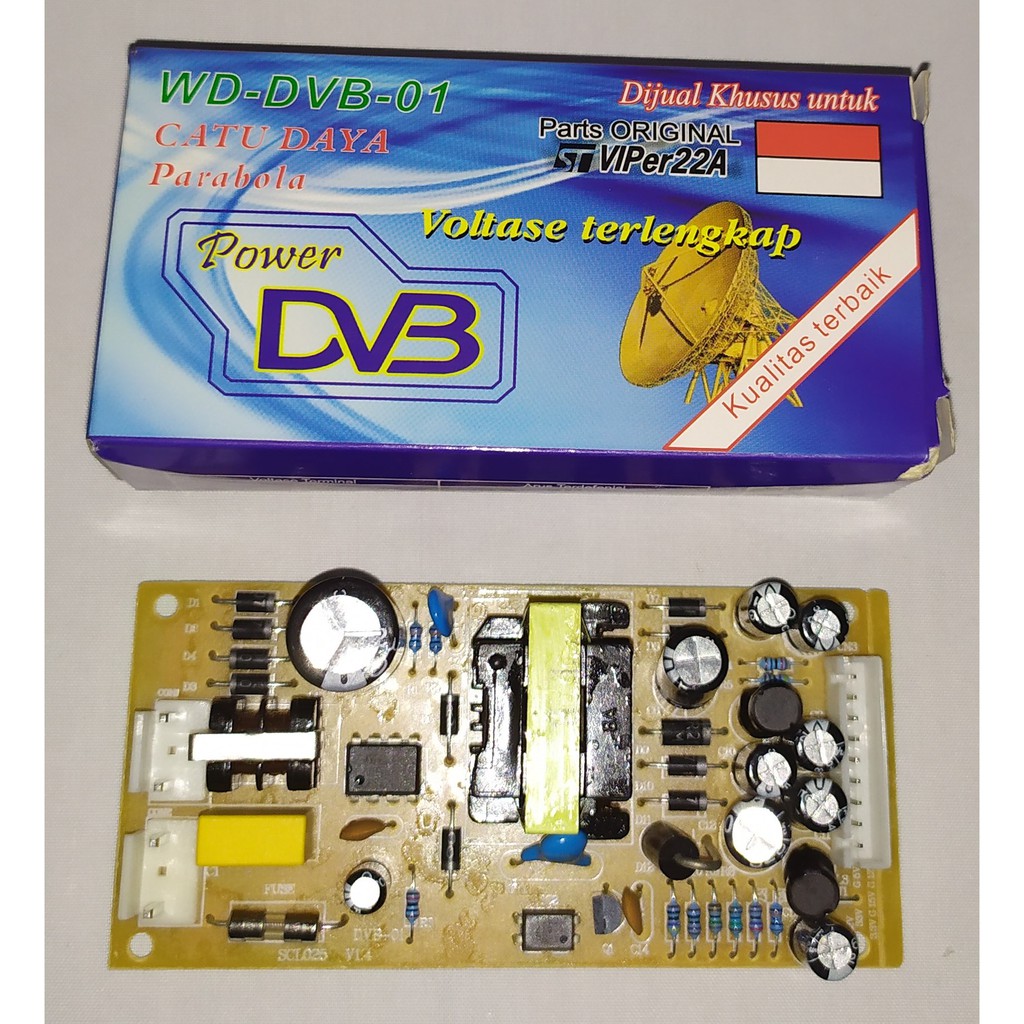 Jual REGULATOR RECEIVER PARABOLA WD-DVB-01 | Shopee Indonesia