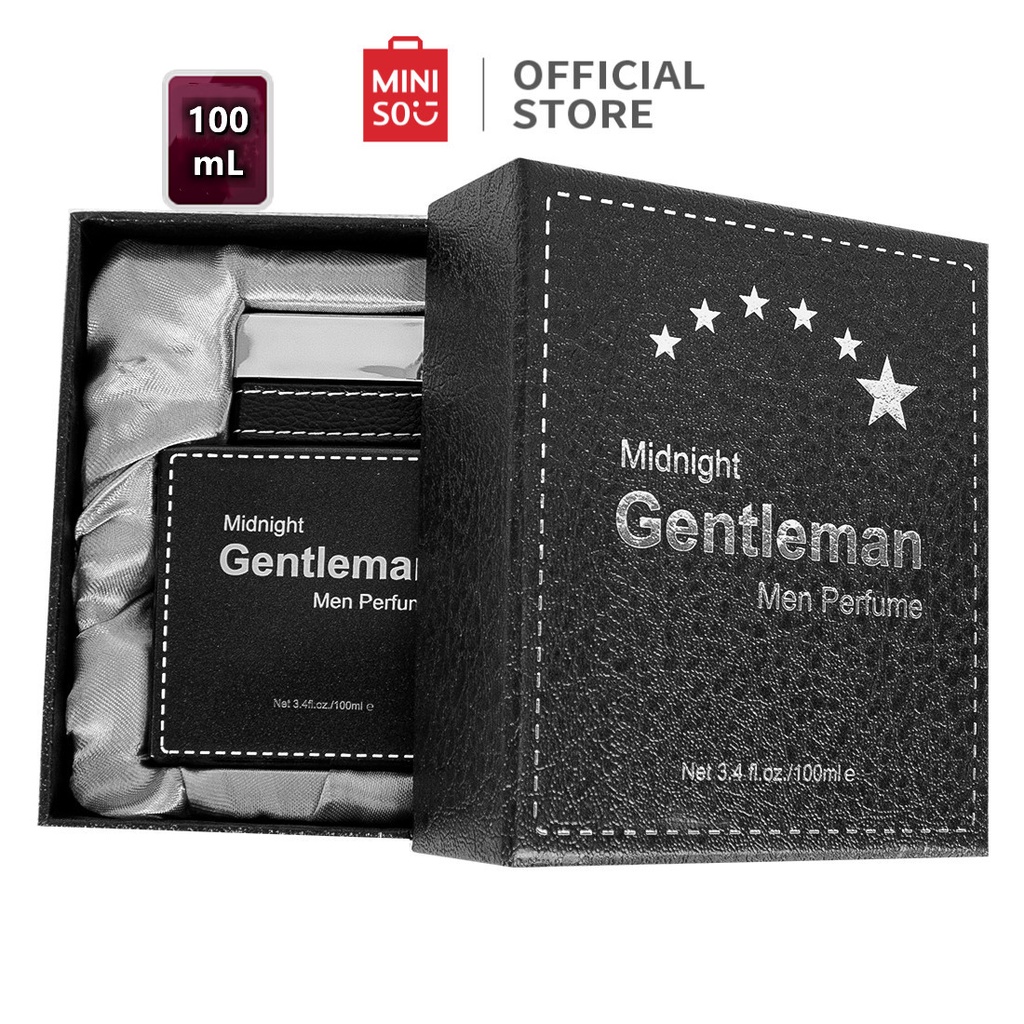 Jual Miniso Official parfum pria Midnight Gentleman 100mL Men Perfume ...