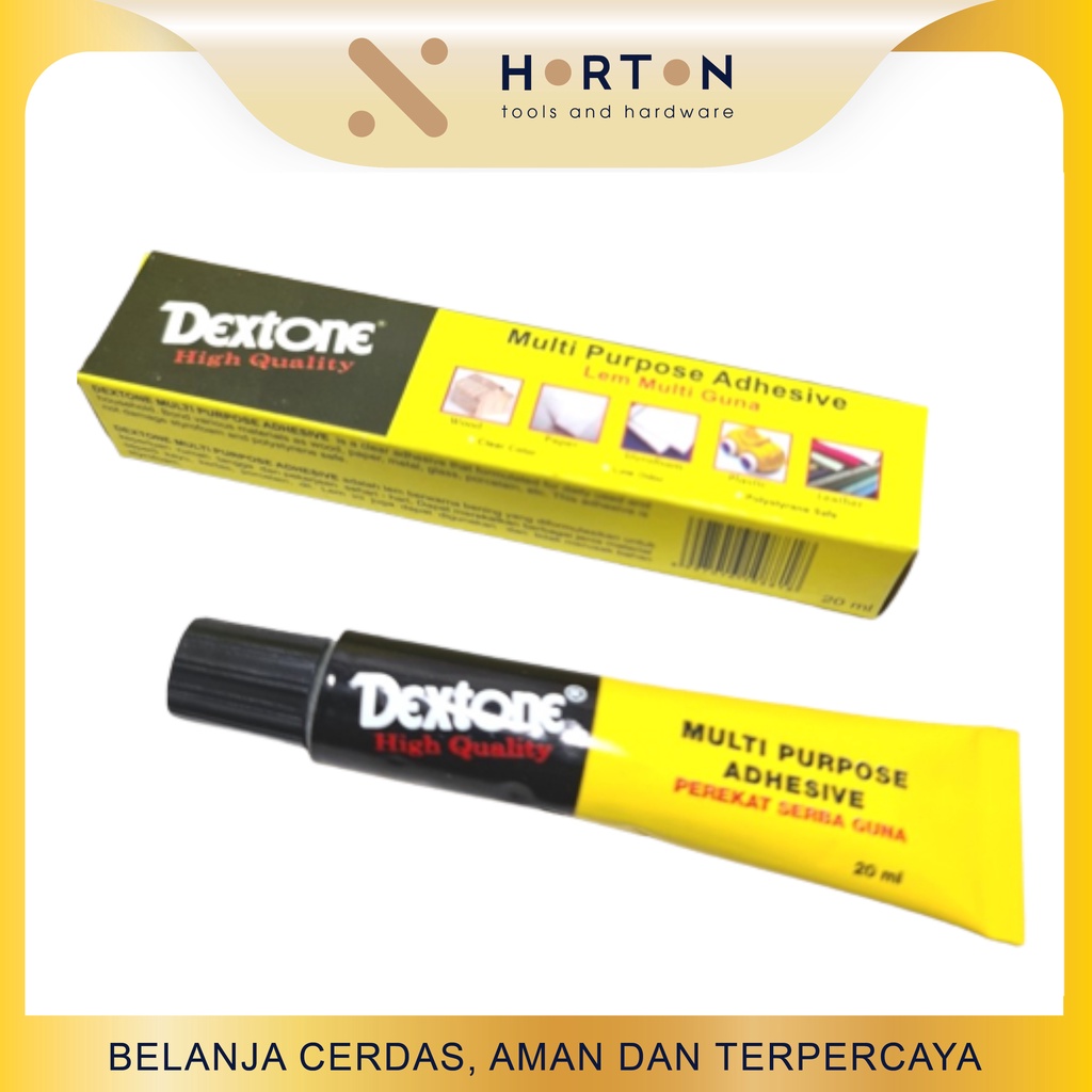 Jual Lem Dextone Multi Purpose Adhesive / Clear Bening / Lem Multi Guna ...