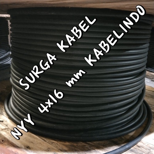 Jual NYY 4x16 mm KABELINDO / KABEL TUFUR 4 x 16 / KABEL LISTRIK NYY 4 x 16 | Shopee Indonesia