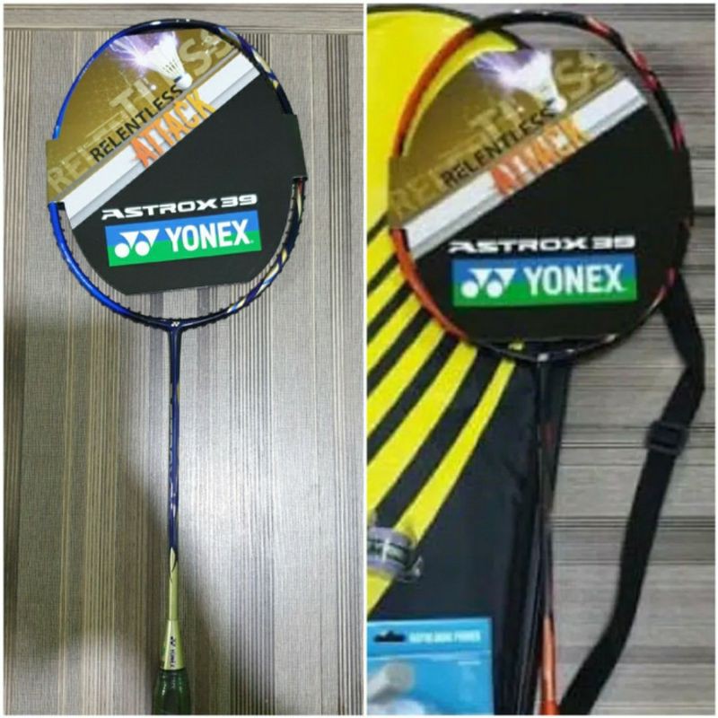 Jual Raket Badminton Yonex Astrox 39 Bonus Tas Senar Grip | Shopee ...