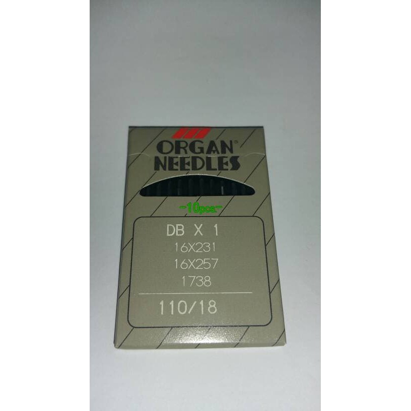 Jual JARUM JAHIT ORGAN NEEDLES NO.18 DBX1 - MADE IN JAPAN | Shopee Indonesia