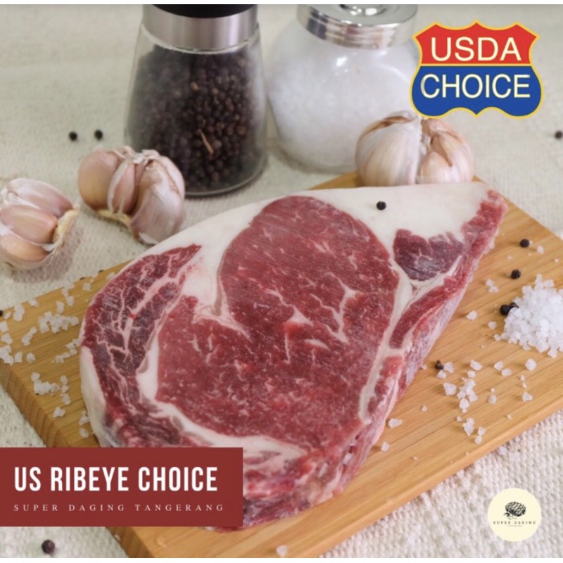 Jual US Ribeye Steak Lip On | Shopee Indonesia