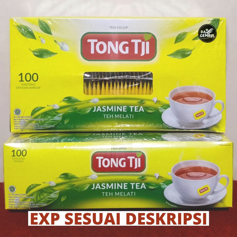 Jual Teh Celup Tong Tji Jasmine Tea Teh Melati (Isi 100 Amplop ...