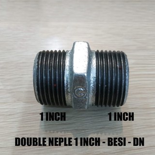 Jual DOUBLE NEPLE - DN - 1 INCH - BESI - GALVANIS - DOUBLE NEPEL ...