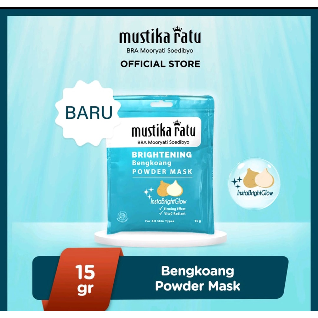 Jual Mustika Ratu Brightening Bengkoang Masker Sachet 15gr | Shopee ...