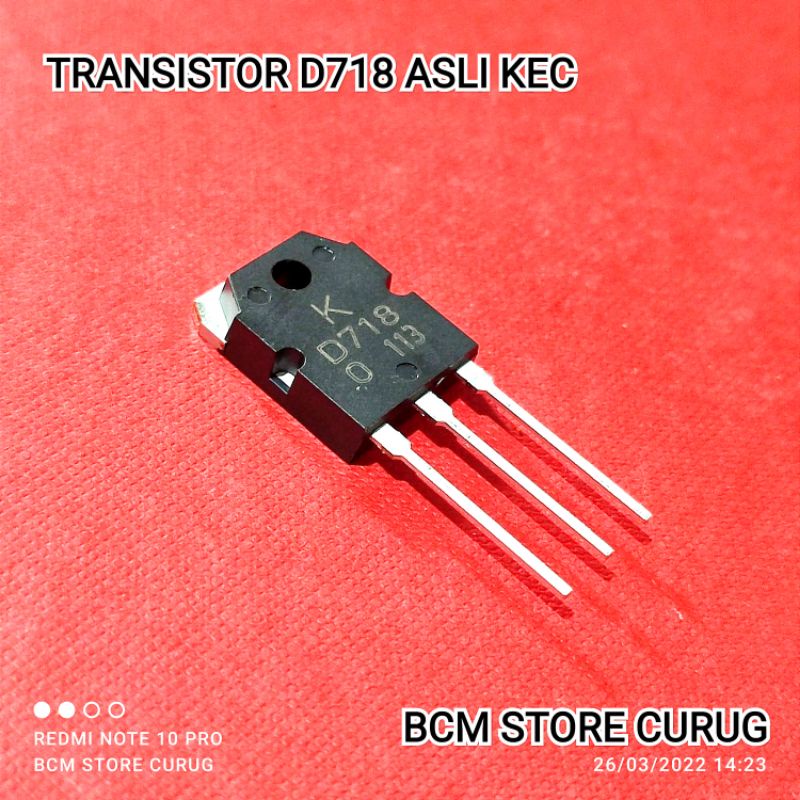 Jual 2SD718 2S D718 Silicon NPN Power Original Transistors DD27 ...