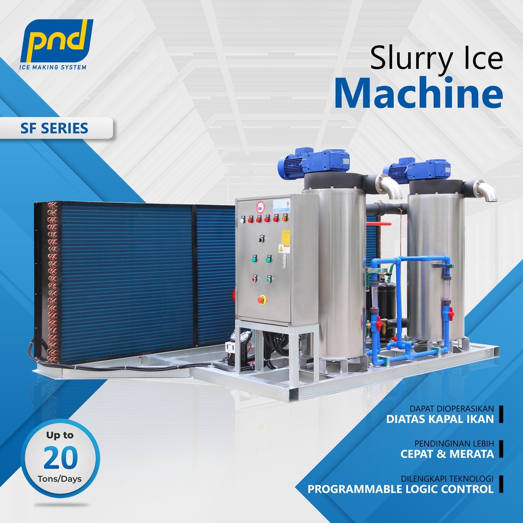 Jual Mesin Pembuat Es Slurry | Slurry Ice Machine | Kapasitas 1-20 Ton ...