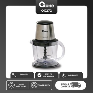 Jual Oxone OX272 Food Processor Chopper Penggiling Daging 1.2 Liter ...