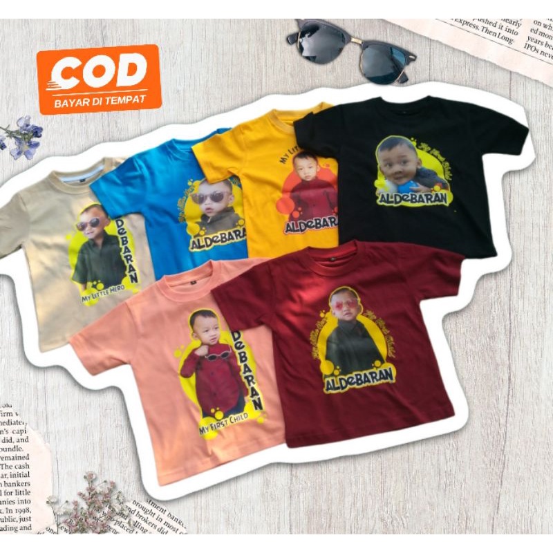 Jual KAOS FOTO ANAK MURAH 0-12TH//KAOS CUSTOM FOTO//BAJU FOTO ANAK ... Jual KAOS FOTO ANAK MURAH 0-12TH//KAOS CUSTOM FOTO//BAJU FOTO ANAK ...
