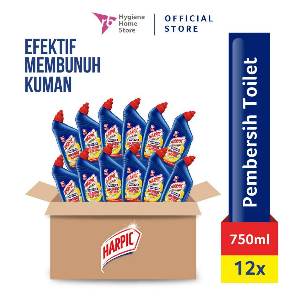 Jual Harpic Pembersih Toilet Power Plus Citrus 12 x 750 mL | Shopee Indonesia