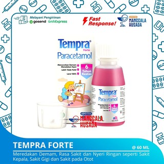 Jual TEMPRA FORTE SIRUP RASA BUBBLEGUM @ 60 ML | Shopee Indonesia