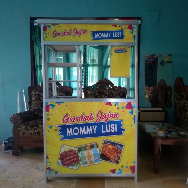 Jual (terbaru murah atap)booth Gerobak lipat dan etalase | Shopee Indonesia