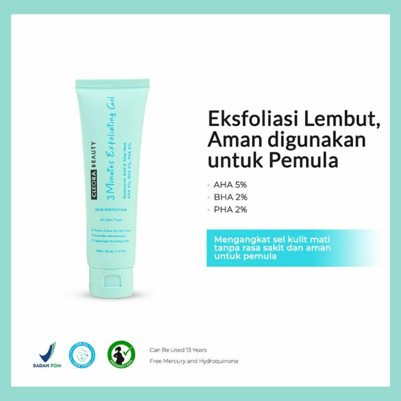 Jual Cleora Beauty 3 Minutes Exfoliating Gel | Shopee Indonesia
