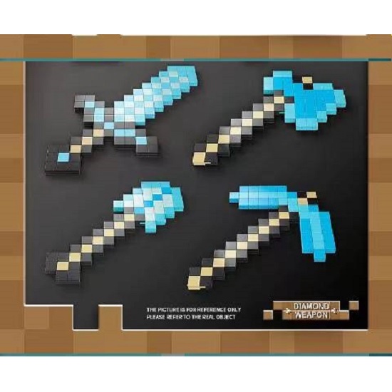 Minecraft Sword And Pickaxe Template