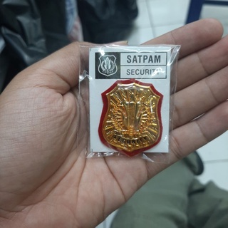 Jual Lencana / Pin Satpam atribut Security ( PREMIUM ) | Shopee Indonesia