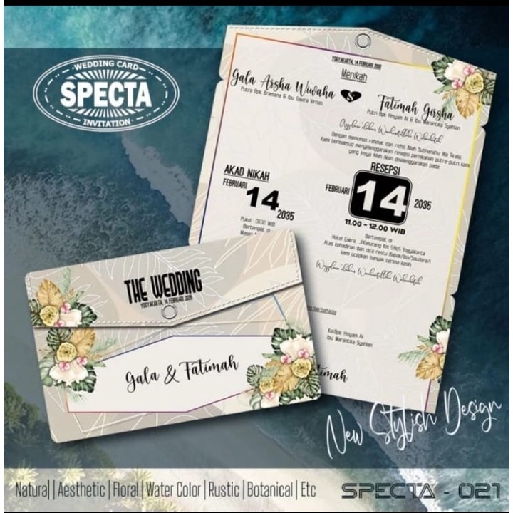 Jual Specta 21 | Blangko Undangan | Undangan Print | Undangan Kosong ...