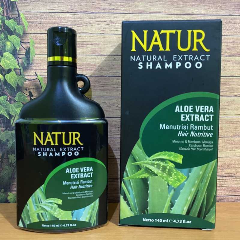 Jual Natur Shampoo Aloe Vera Extract 140 mL | Shopee Indonesia