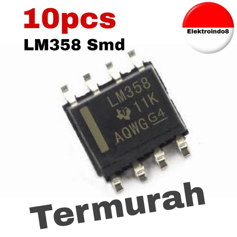 Jual op amp lm358 smd 10pcs original amplifier murah | Shopee Indonesia