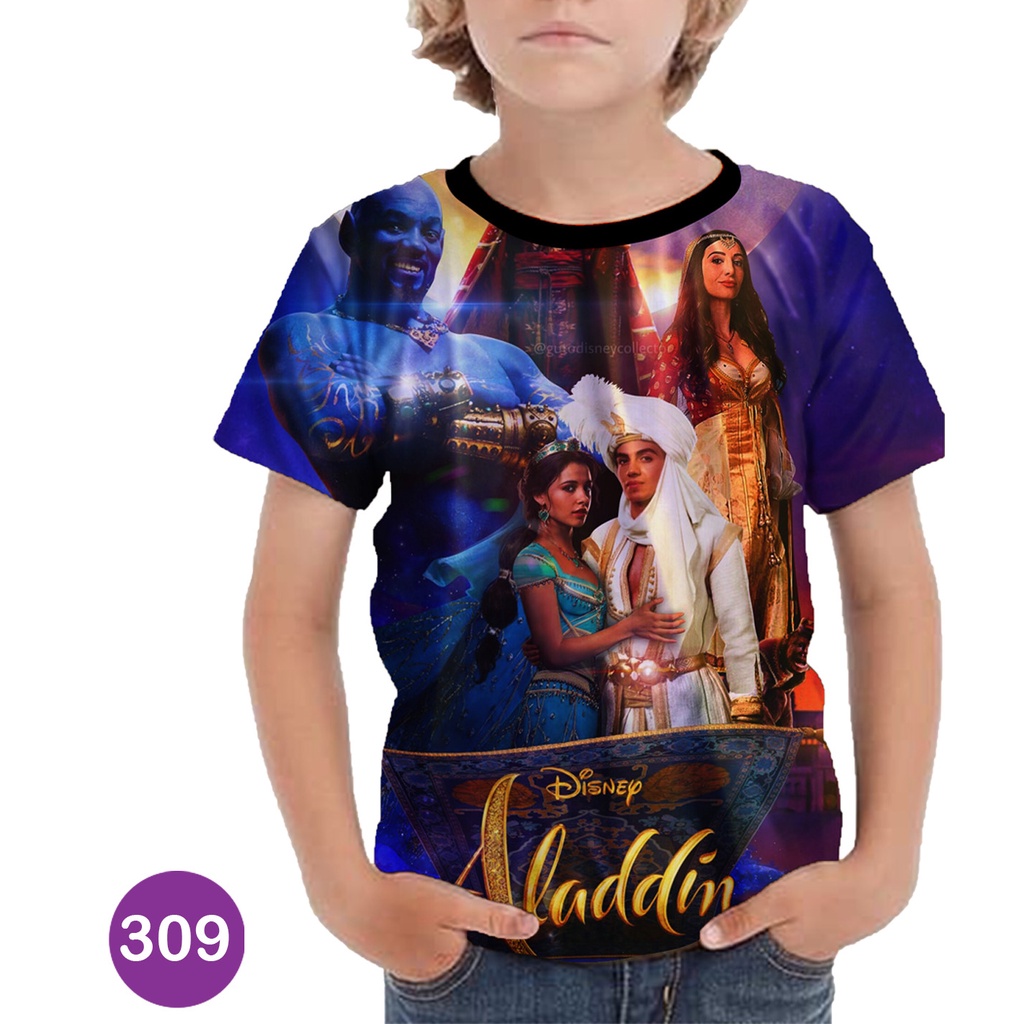 Jual Baju Aladdin Baju Anak 3D Kartun Animasi #COWO-309 | Shopee Indonesia