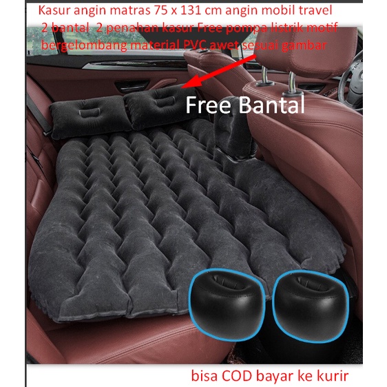 Jual Kasur angin matras 75 x 131 cm angin mobil travel 2 bantal 2 ...