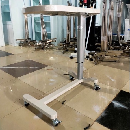 Jual Overbed Table Meja Makan Pasien Meja Mayo Besi ABS | Shopee Indonesia