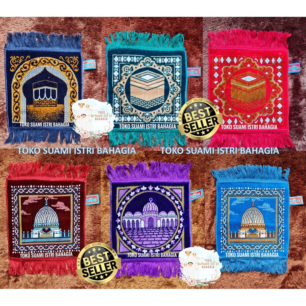 Jual Sajadah Mini Persegi Turkish Grade A 35 Cm x 35 Cm Turki Muka ...