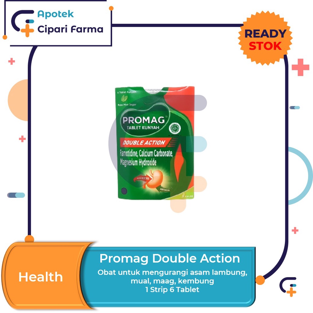 Jual Promag Double Action Obat Pereda Maag | Mual | Kembung | Asam ...