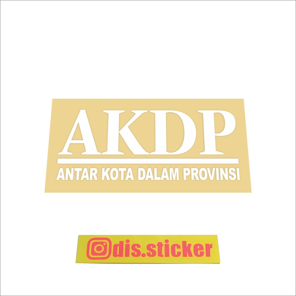 Jual Stiker Cutting AKDP Antar Kota Dalam Provinsi Indonesia|Shopee ...