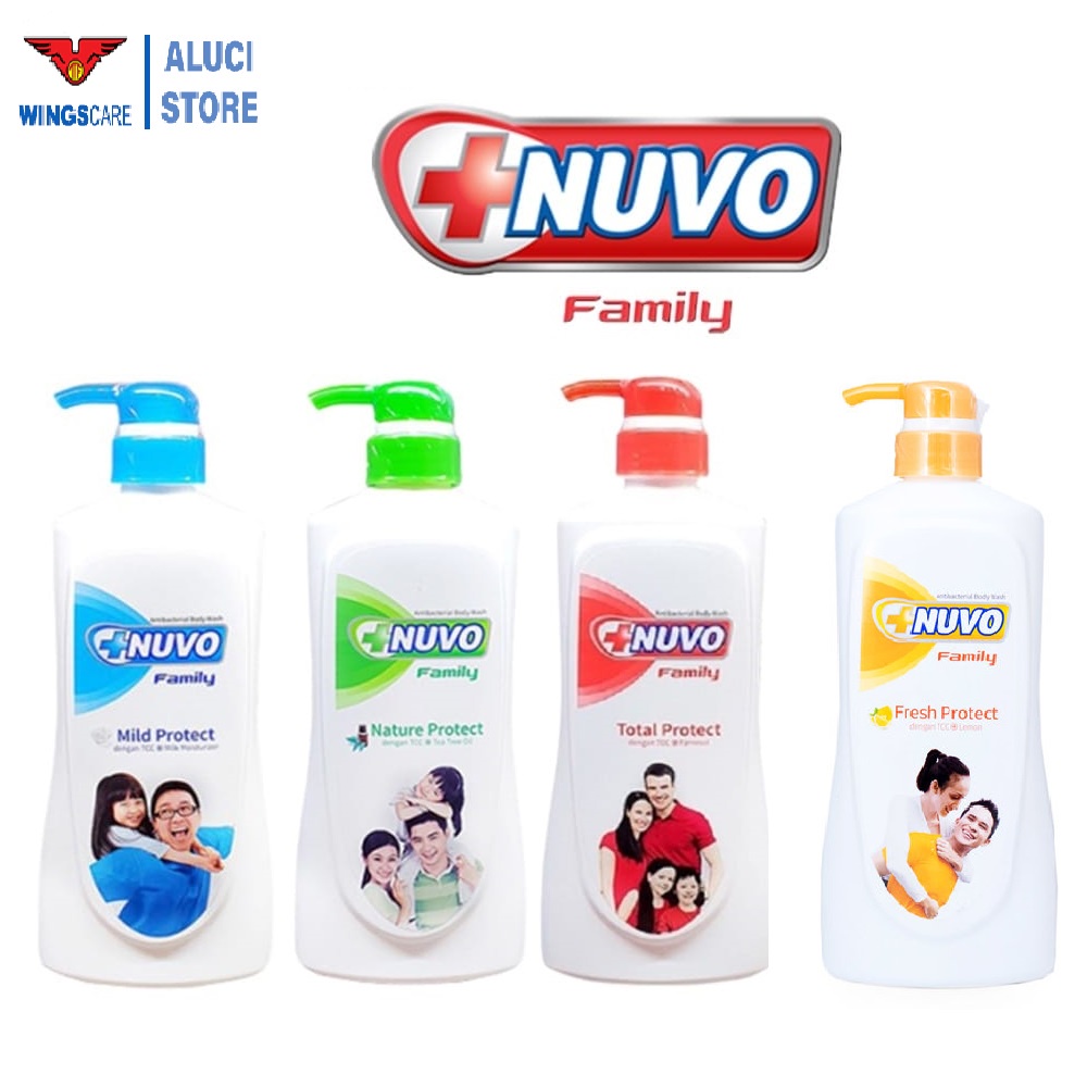 Jual Nuvo Family Body Wash Bottle Pump 550ml | Shopee Indonesia