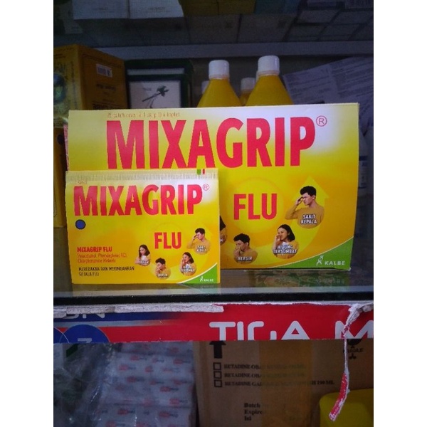 Jual MIXAGRIP FLU ( KUNING ) STRIP | Shopee Indonesia