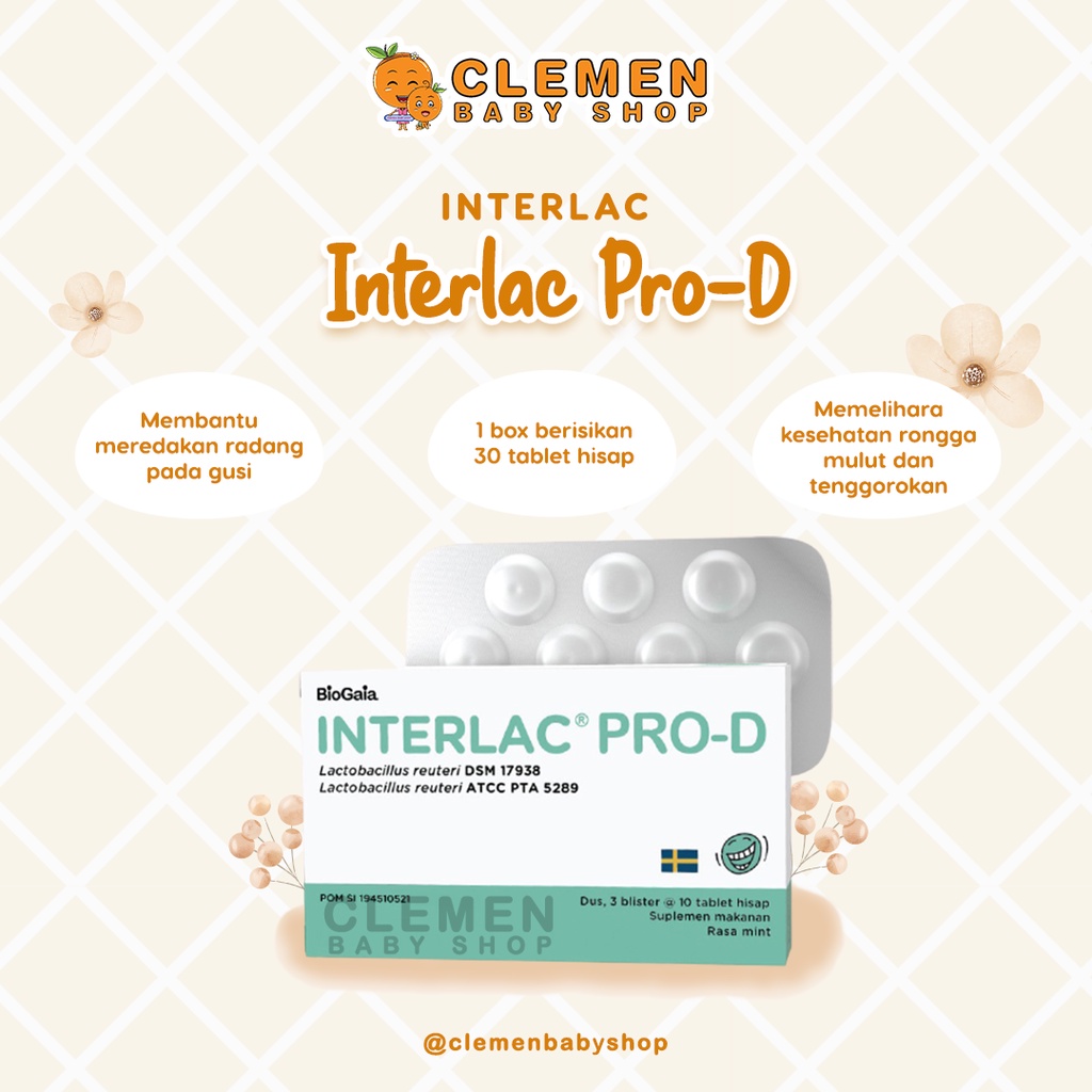 Jual Interlac Pro-D (Isi 30 Tablet) | Shopee Indonesia