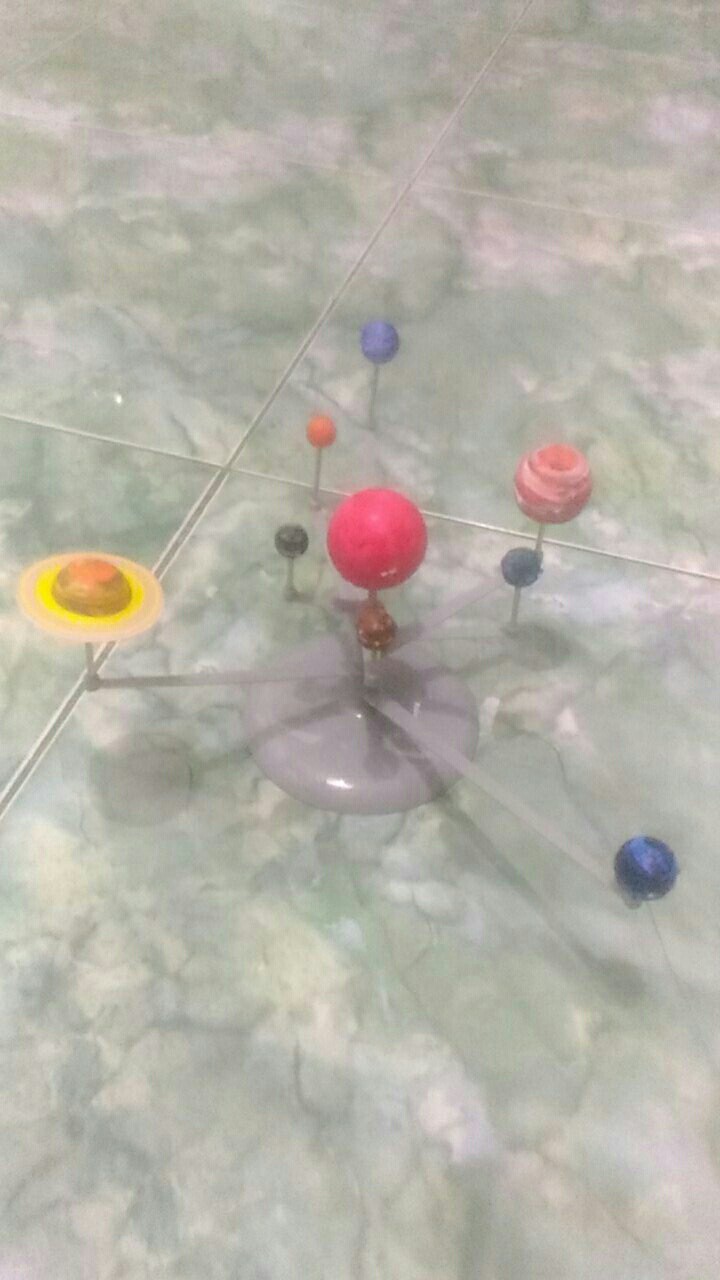 TG-MA004 Pajangan Miniatur DIY Tata Surya 9 Planet Solar System ...