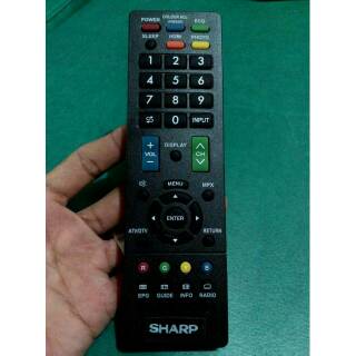 Jual REMOTE/REMOT TV LCD/LED SHARP AQUOS GB225WJSA UNIVERSAL | Shopee ...